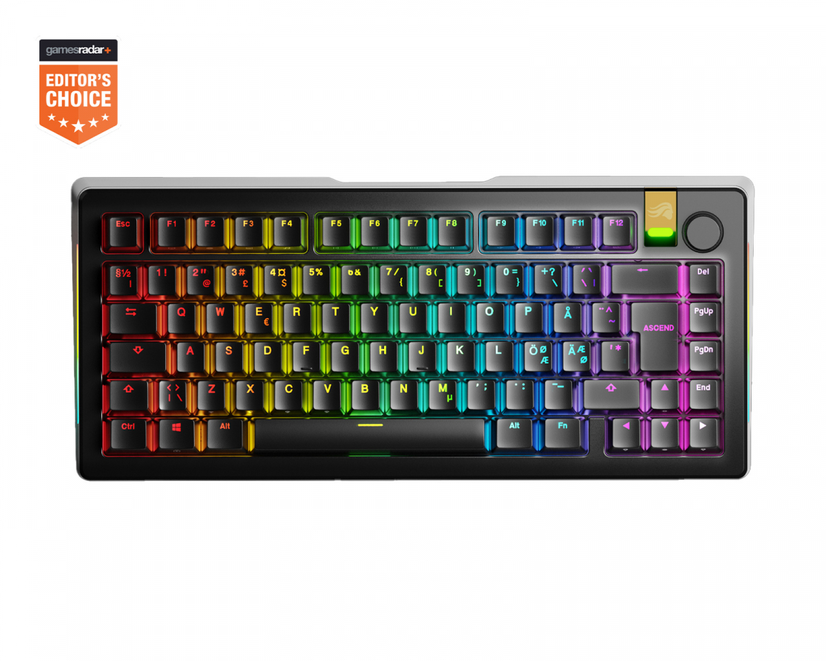 Glorious GMMK 3 Pro HE 75% Pre-Built Trådlöst Tangentbord [Hall Effect ...