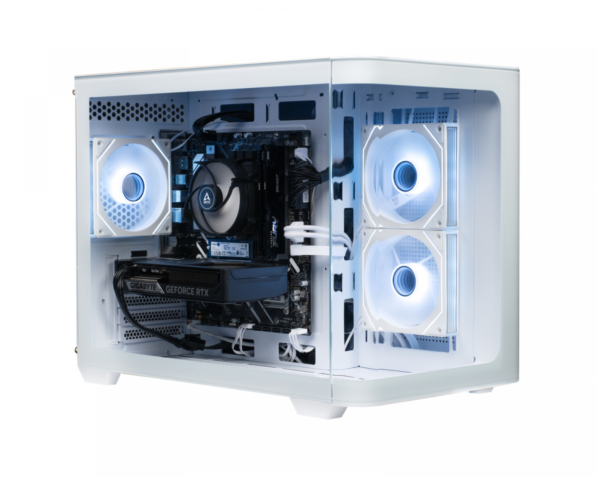Shark Gaming Shark RGBeast Mini White U500 Gamingdator - RTX 5060 TI ...