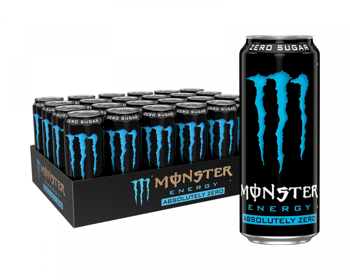 Monster Energy Absolutely Zero Sugar 24 x 500ml - MaxGaming.se