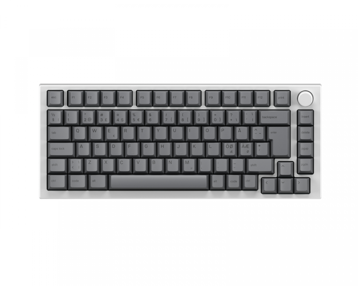 GMMK Pro Bundle – White Ice x Black Ash [Mako MX] - MaxGaming.se