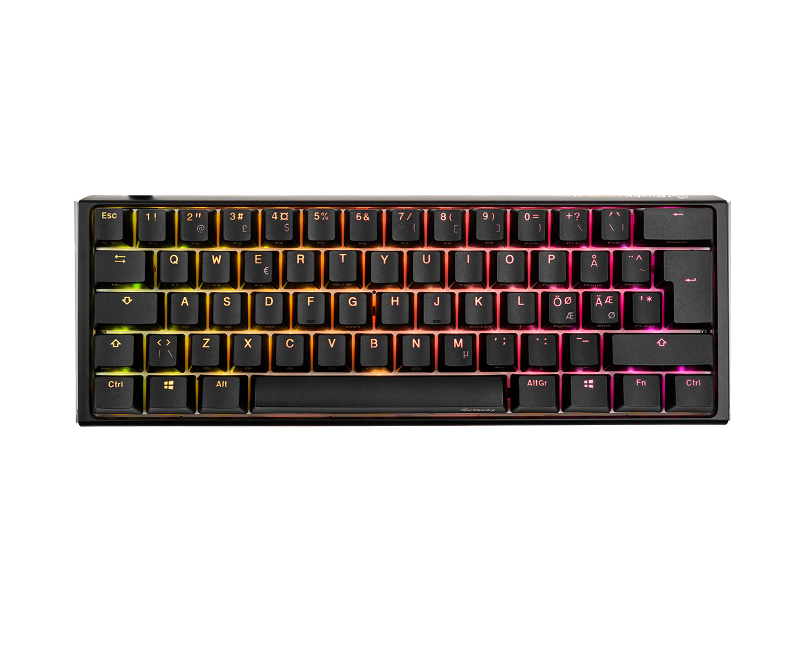 Ducky ONE 3 Mini Classic Black RGB Hotswap Tangentbord [MX Red ...